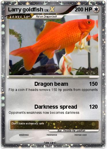 Pokémon Larry goldfish - Dragon beam - My Pokemon Card