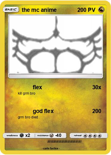 Pokémon the mc anime - flex - Ma carte Pokémon