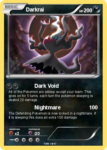 Pokémon Darkrai 5197 5197 - Dark Void - My Pokemon Card