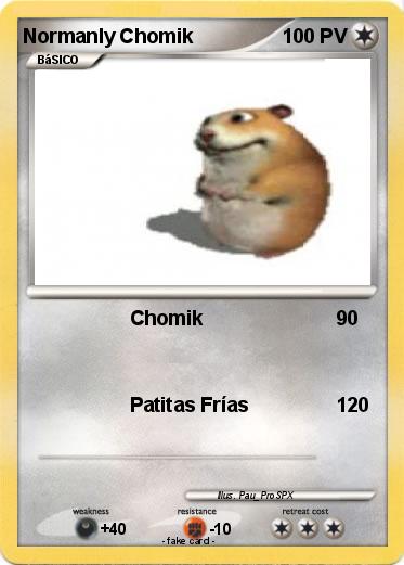Pokémon Normanly Chomik - Chomik - Mi carta pokémon