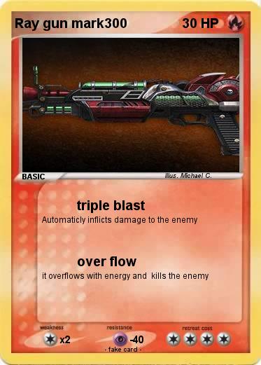 Pokémon Ray gun mark300 - triple blast - My Pokemon Card
