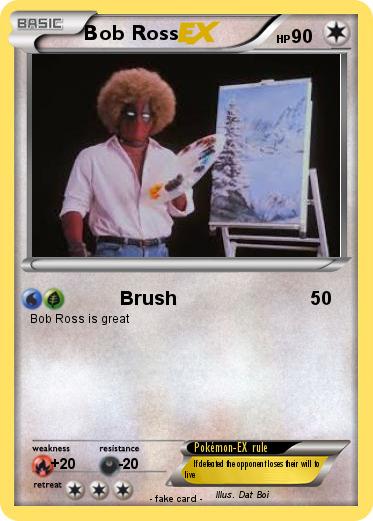 Pokémon Bob Ross 51 51 - Brush - My Pokemon Card