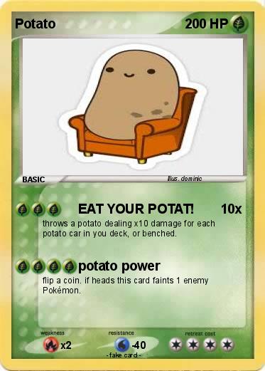 Pokémon Potato 912 912 - EAT YOUR POTAT! - My Pokemon Card