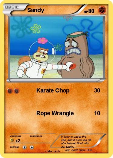 Pokémon Sandy 263 263 - Karate Chop - My Pokemon Card