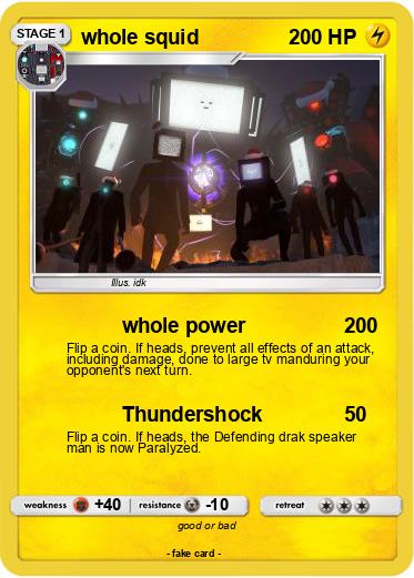 Pokémon whole squid - whole power - My Pokemon Card