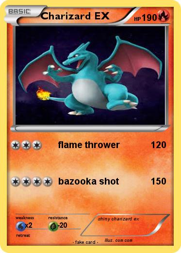 Pokémon Charizard EX 918 918 - flame thrower - My Pokemon Card