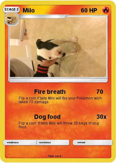 Pokémon Milo 225 225 - Fire breath - My Pokemon Card