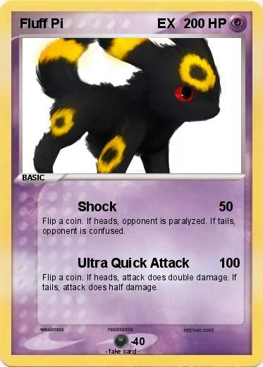 Pokémon Fluff Pi EX - Shock - My Pokemon Card