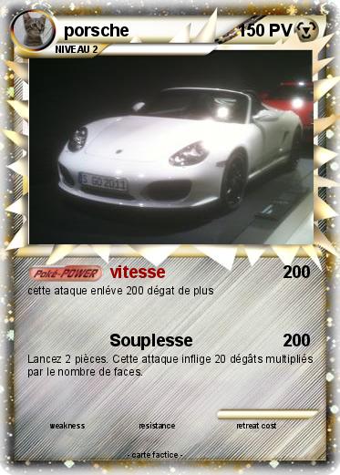 Pokémon porsche 113 113 - vitesse - Ma carte Pokémon