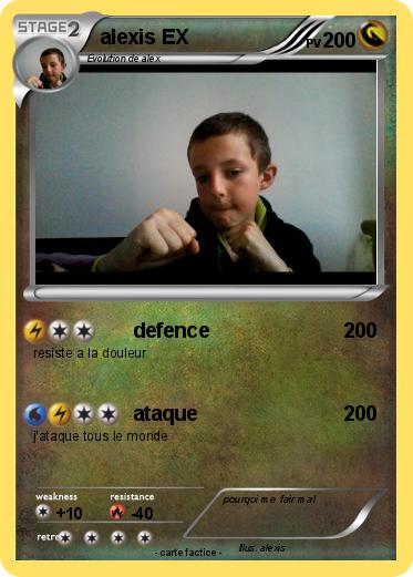 Pokémon alexis EX 12 12 - defence - Ma carte Pokémon