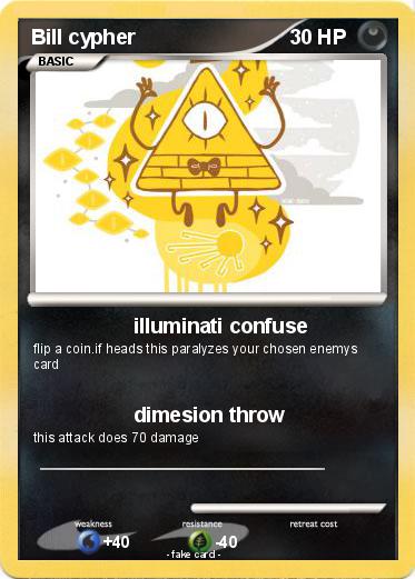 Pokémon Bill cypher 31 31 - illuminati confuse - My Pokemon Card