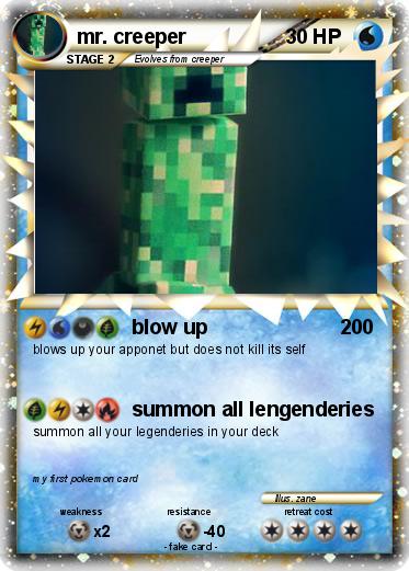 Pokémon mr creeper 21 21 - blow up - My Pokemon Card