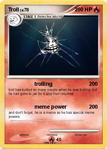Pokémon Troll 1005 1005 - trolling - My Pokemon Card