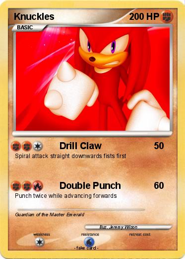Pokémon Knuckles 576 576 - Drill Claw - My Pokemon Card
