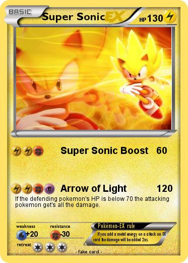 Pokémon Super Sonic 3234 3234 - Super Sonic Boost - My Pokemon Card
