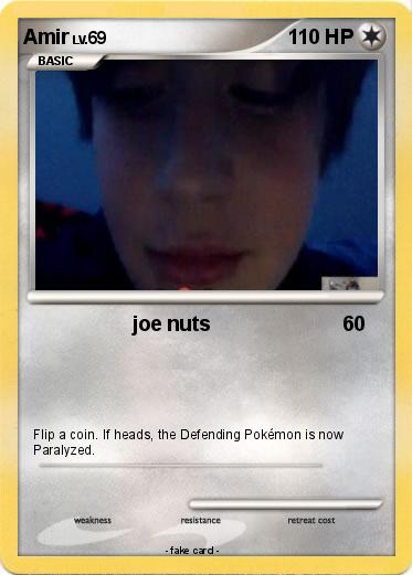 Pokémon Amir 93 93 - joe nuts - My Pokemon Card