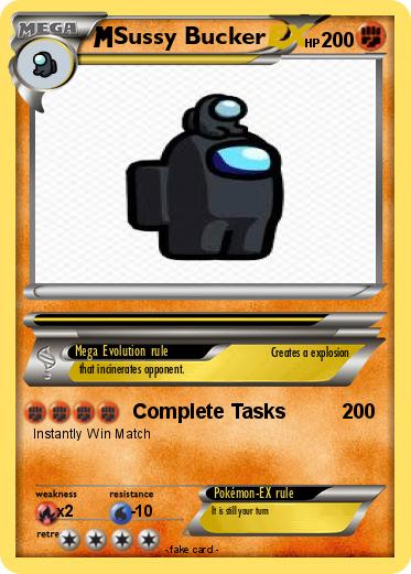 Pokémon Sussy Bucker - Complete Tasks - My Pokemon Card