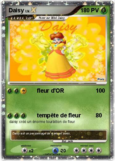 Pokémon Daisy 309 309 - fleur d'OR - Ma carte Pokémon