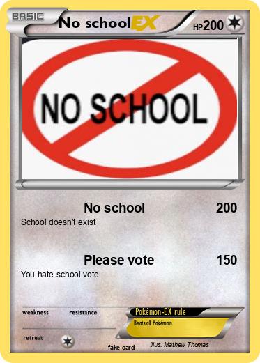 Pokémon No school 32 32 - No school - My Pokemon Card