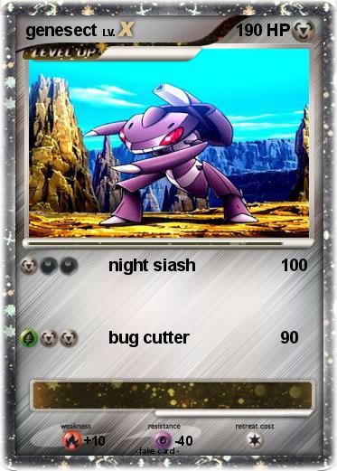 Pokémon genesect 862 862 - night siash - My Pokemon Card