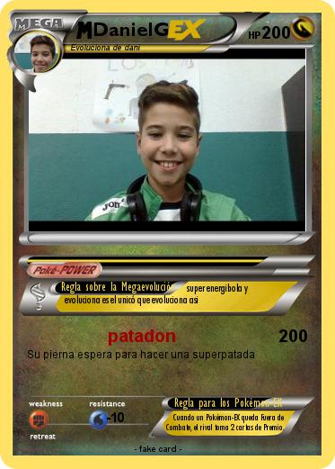 Pokémon DanielG - patadon - Mi carta pokémon