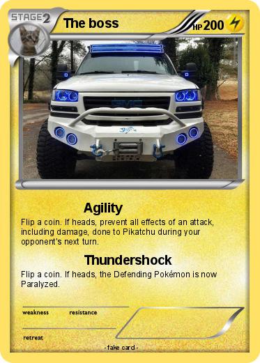 Pokémon The boss 203 203 - Agility - My Pokemon Card