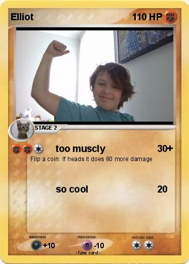 Pokémon Elliot 186 186 - too muscly - My Pokemon Card