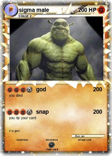 Pokémon sigma male 5 5 - god - My Pokemon Card
