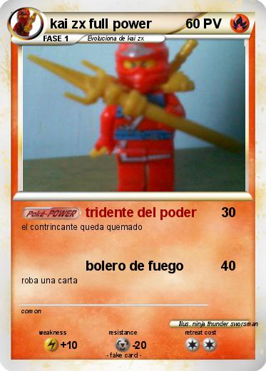 Pokémon kai zx full power - tridente del poder - Mi carta pokémon