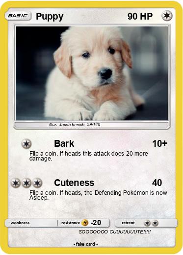 Pokémon Puppy 1231 1231 - Bark - My Pokemon Card