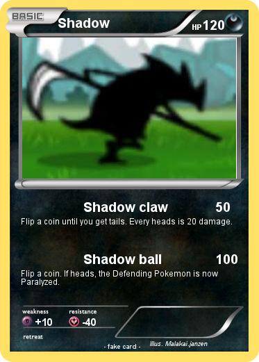 Pokémon Shadow 13391 13391 - Shadow claw - My Pokemon Card