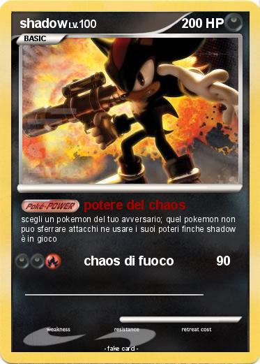 Pokémon shadow 9130 9130 - potere del chaos - My Pokemon Card