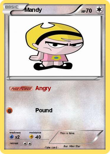 Pokémon Mandy 57 57 - Angry - My Pokemon Card