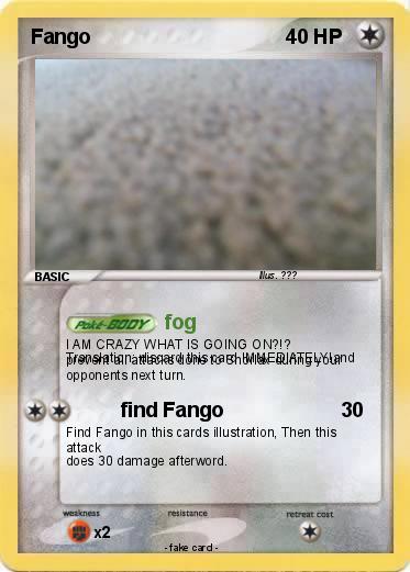 Pokémon Fango 5 5 - fog - My Pokemon Card
