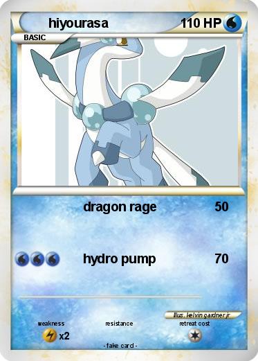 Pokémon hiyourasa - dragon rage - My Pokemon Card