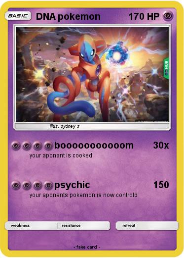 Pokémon DNA pokemon - booooooooooom - My Pokemon Card