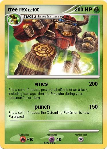 Pokémon tree rex 61 61 - vines - My Pokemon Card