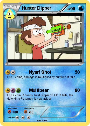 Pokémon Hunter Dipper - Nyarf Shot - My Pokemon Card