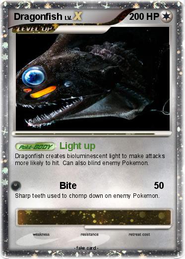 Pokémon Dragonfish 2 2 - Light up - My Pokemon Card