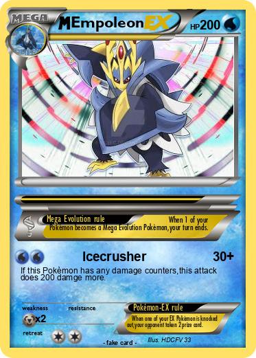 Pokémon Empoleon 980 980 - Icecrusher - My Pokemon Card