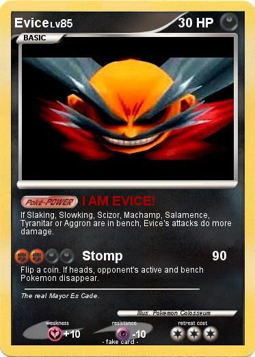 Pokémon Evice - I AM EVICE! - My Pokemon Card