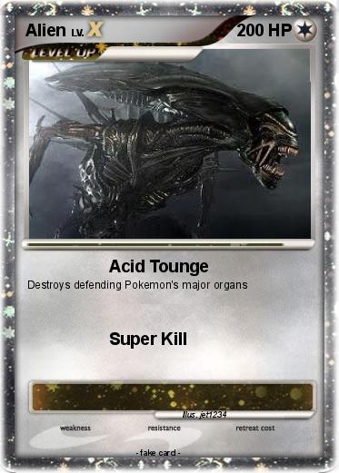 Pokémon Alien 346 346 - Acid Tounge - My Pokemon Card