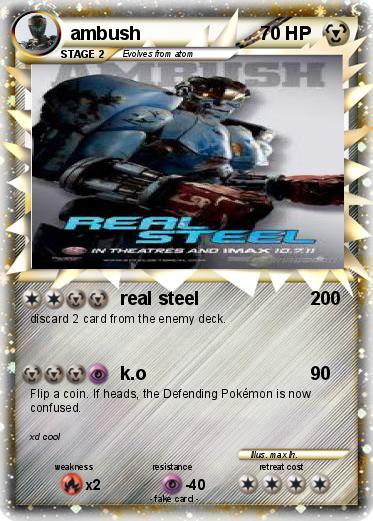Pokémon ambush 29 29 - real steel - My Pokemon Card