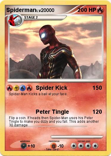 Pokémon Spiderman 950 950 - Spider Kick - My Pokemon Card