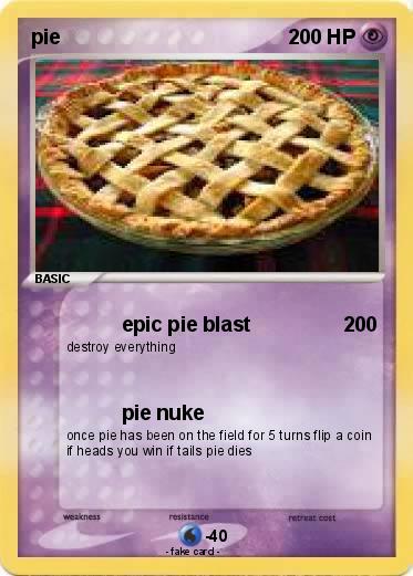 Pokémon pie 355 355 - epic pie blast - My Pokemon Card