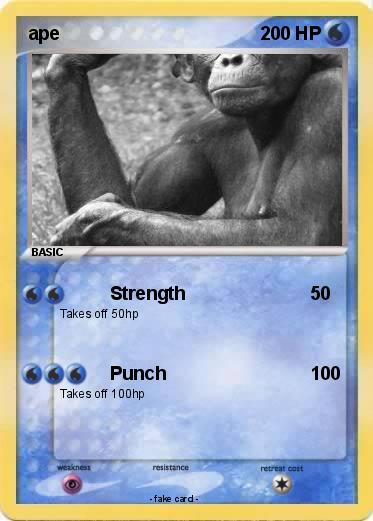 Pokémon ape 40 40 - Strength - My Pokemon Card