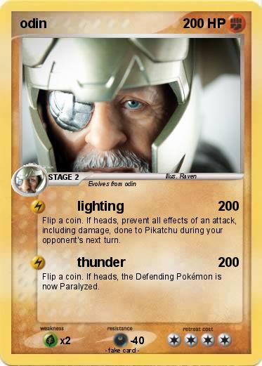 Pokémon odin 89 89 - lighting - My Pokemon Card