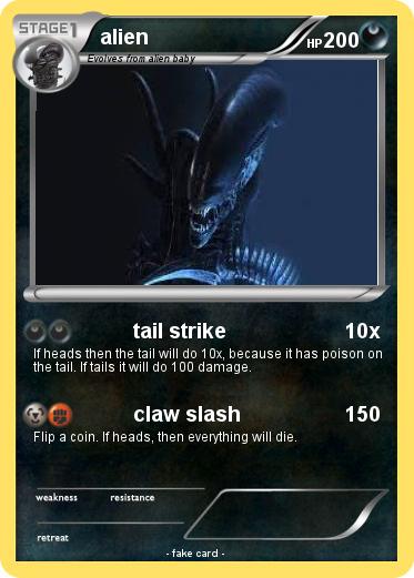 Pokémon alien 1431 1431 - tail strike - My Pokemon Card