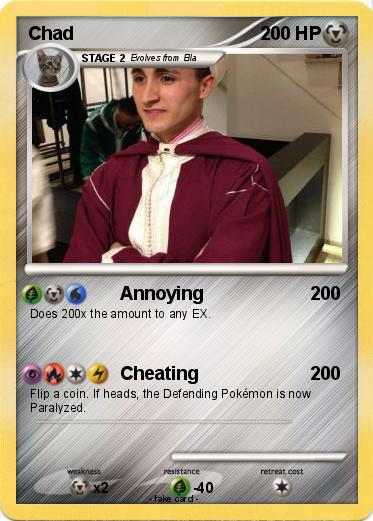 Pokémon Chad 87 87 - Annoying - My Pokemon Card