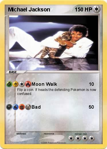 Pokémon Michael Jackson 44 44 - Moon Walk - My Pokemon Card